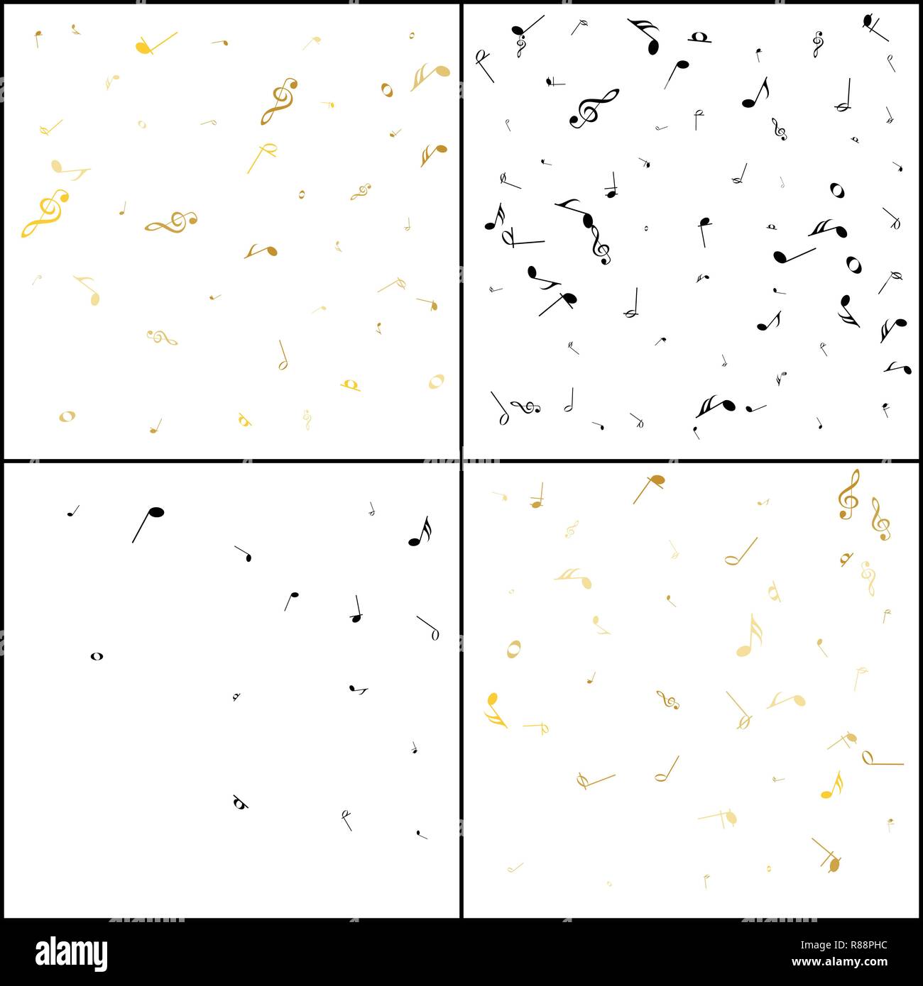 Gold confetti concert Stock Vector Images - Alamy
