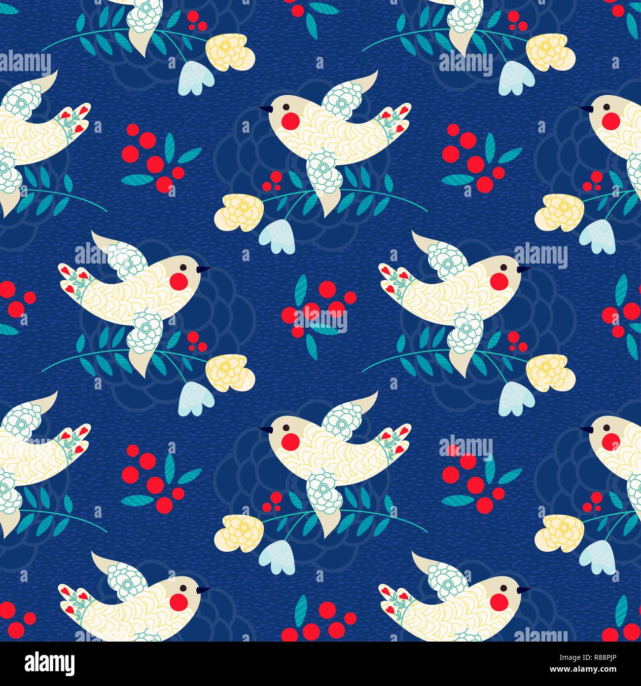 Dove pattern hi-res stock photography and images - Alamy