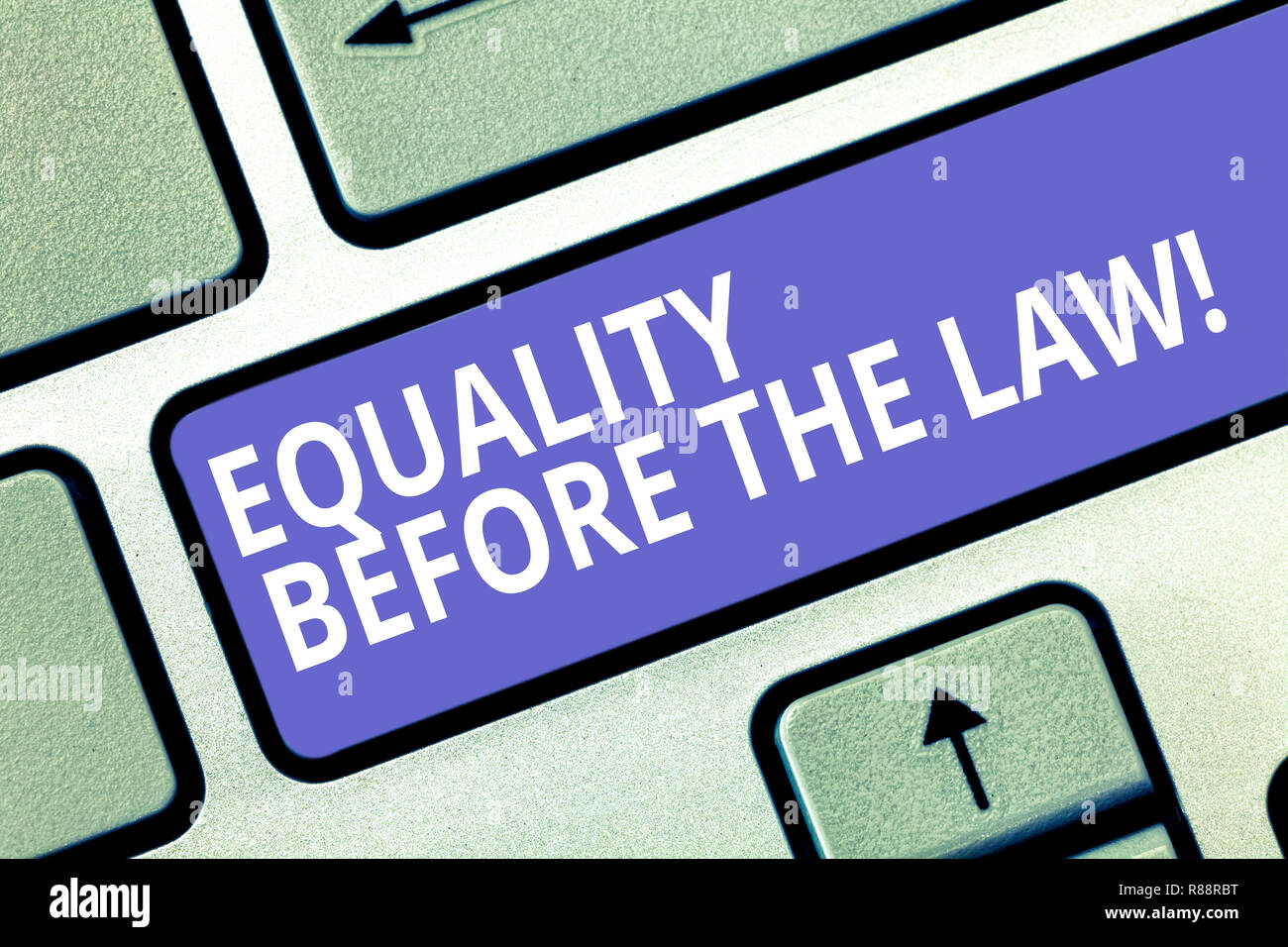 Text sign showing Equality Before The Law. Conceptual photo Justice ...