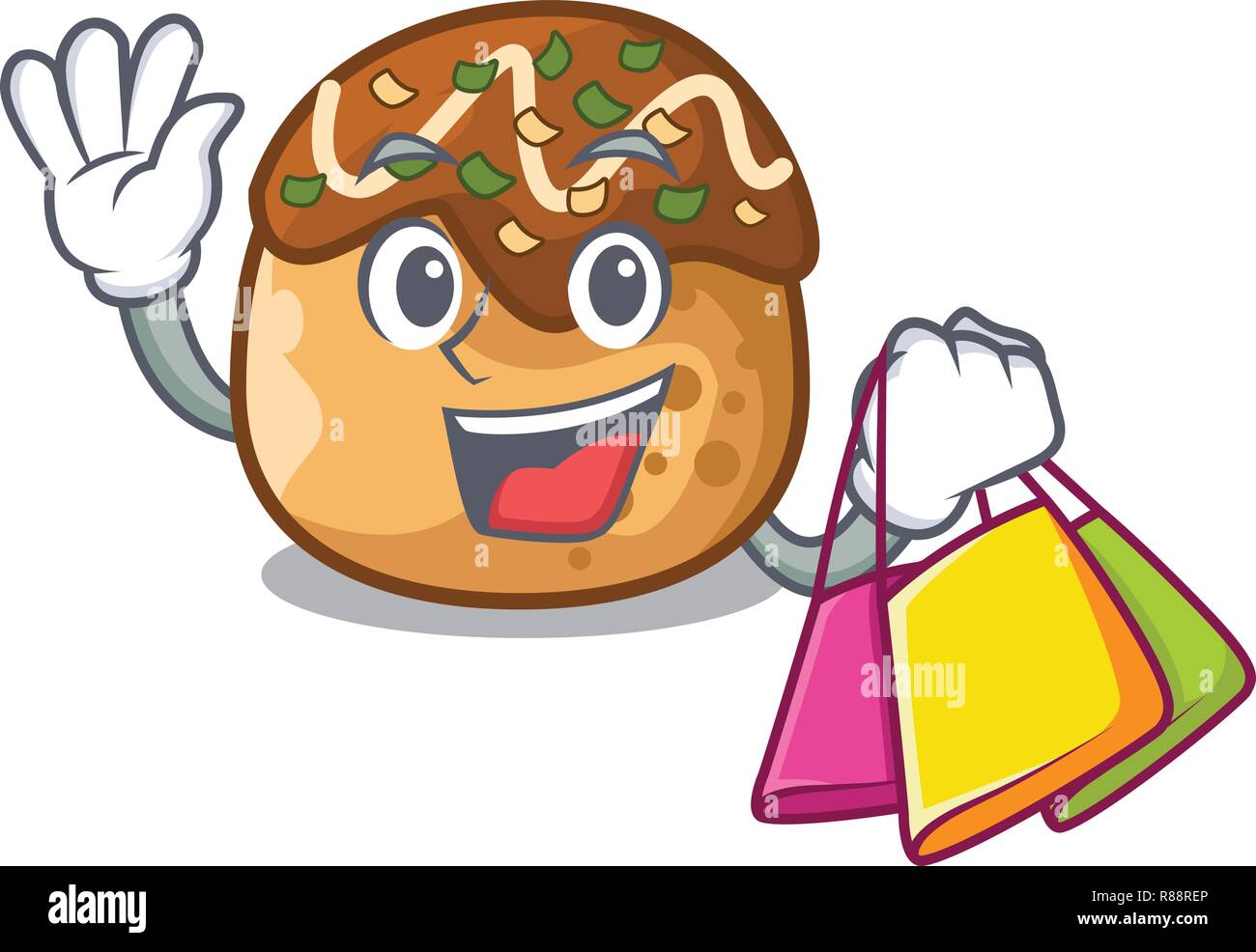 Japanese woman shopping in Stock Vector Images - Alamy