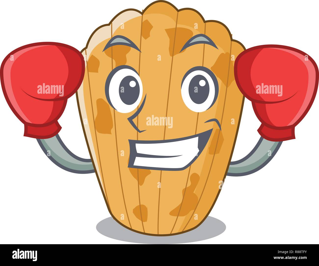 Boxing cookies in the form madeleine cartoon Stock Vector Image & Art ...