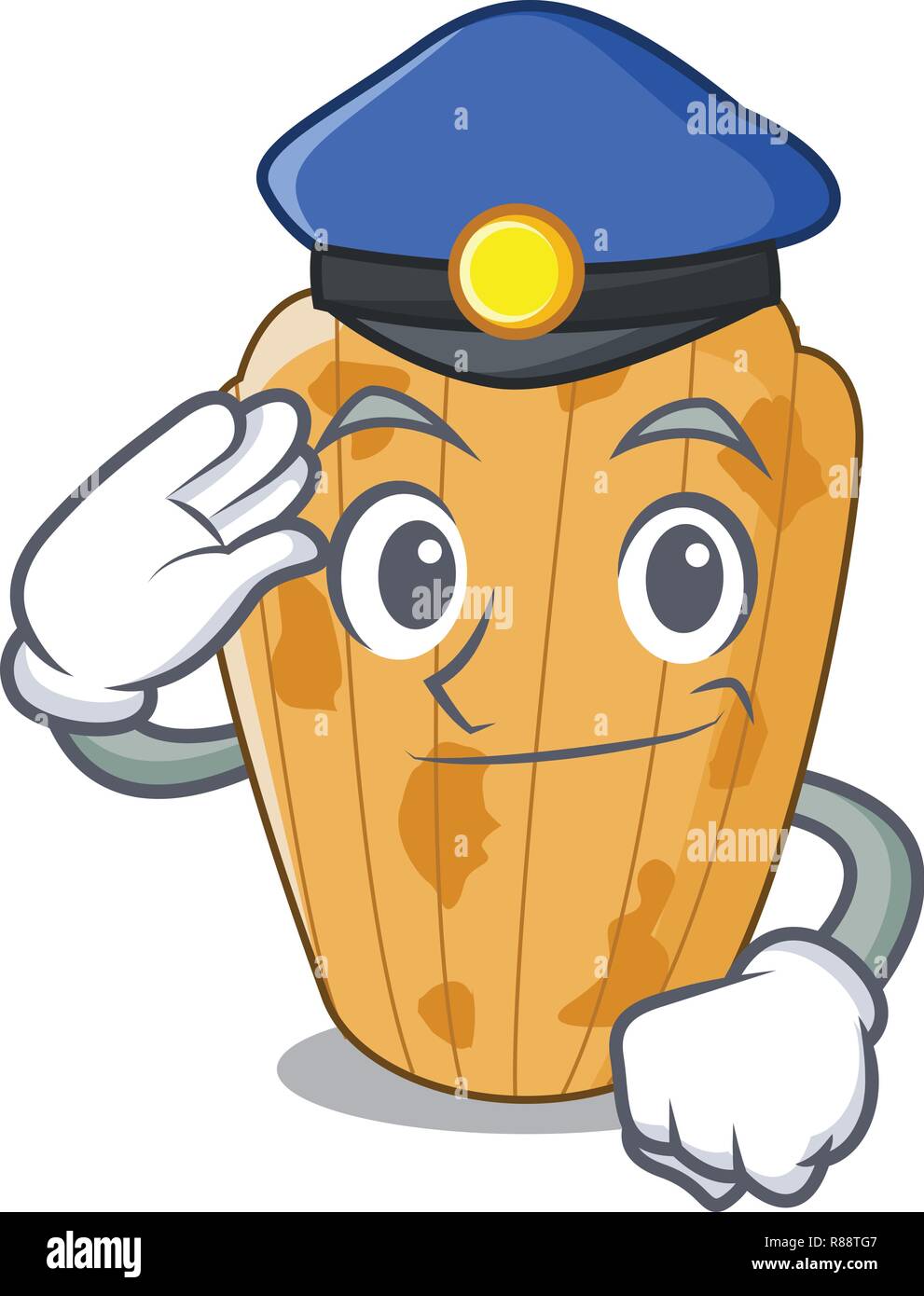 Police cookies in the form madeleine cartoon Stock Vector Image & Art ...