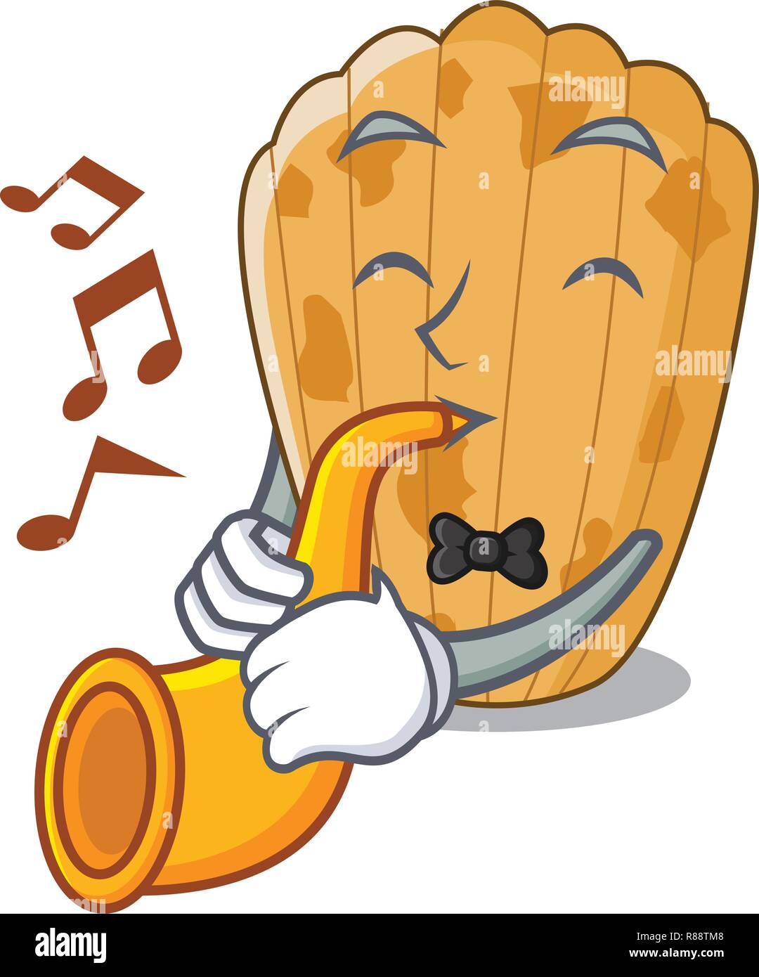 With trumpet cake madeleine character a homemade traditional Stock ...