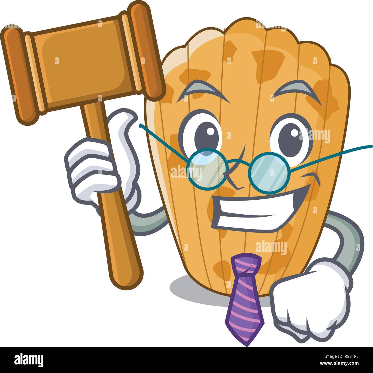 Judge cake madeleine in shape homemade cartoon Stock Vector Image & Art ...