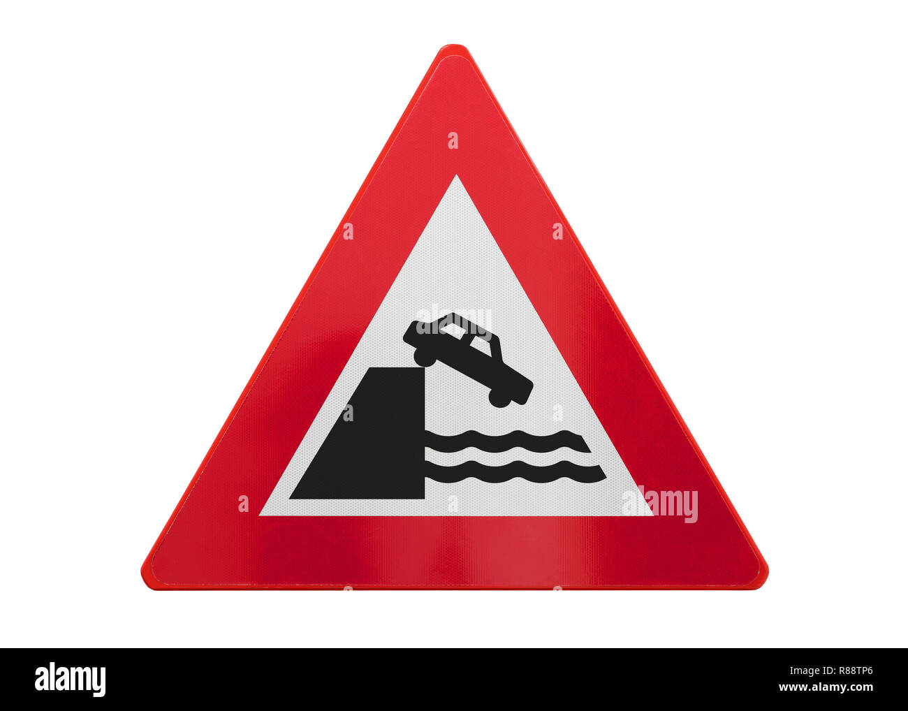Warning Cliff Falls Danger Sign Stock Photos & Warning Cliff Falls ...
