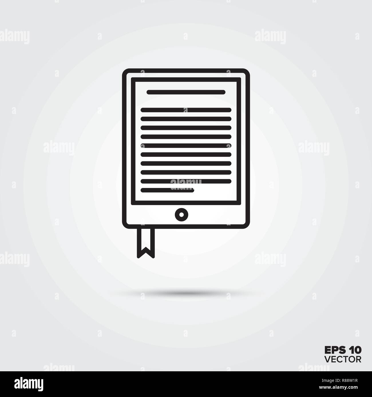 Device e reader Stock Vector Images - Alamy