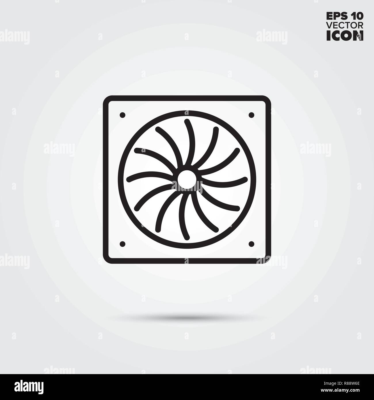 Pc fan icon hi-res stock photography and images - Alamy