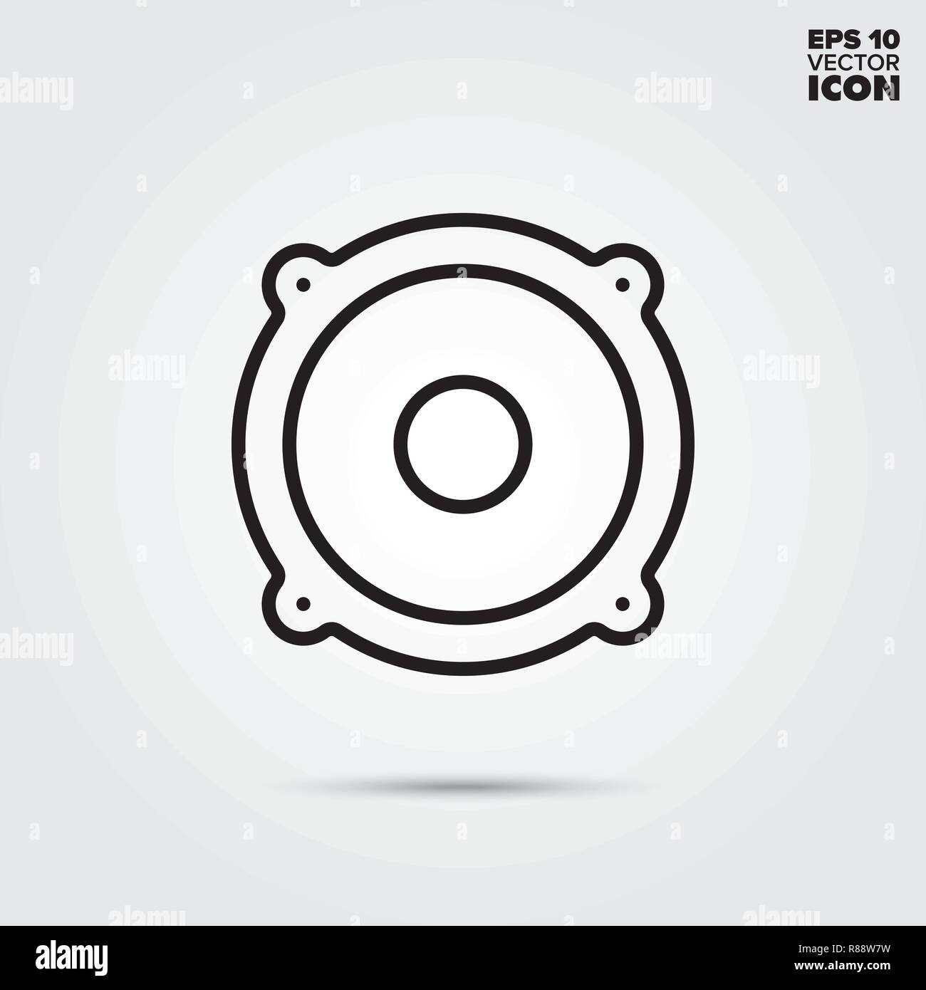 Speaker vector vectors hi-res stock photography and images - Alamy