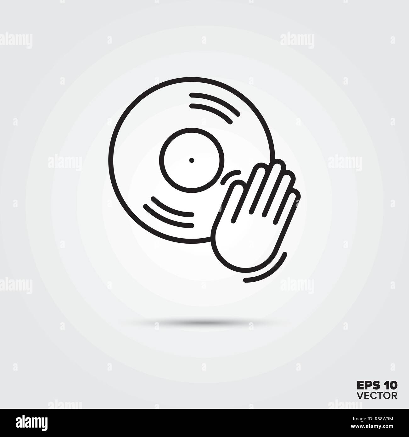 Dj vector vectors hi-res stock photography and images - Alamy