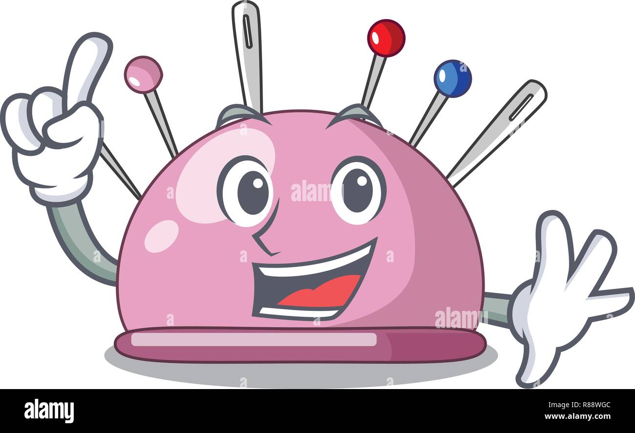 Finger pincushion a cartoon pins for sewing Stock Vector Image & Art ...