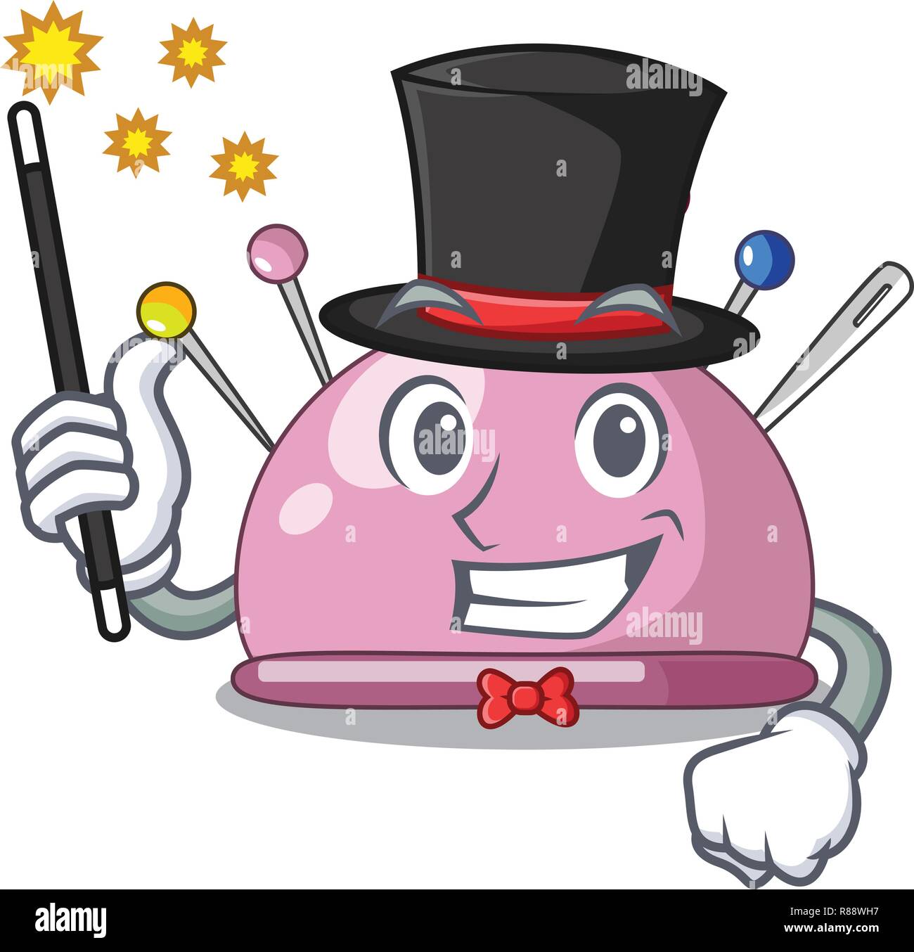 Magician pincushion a cartoon pins for sewing Stock Vector Image & Art ...