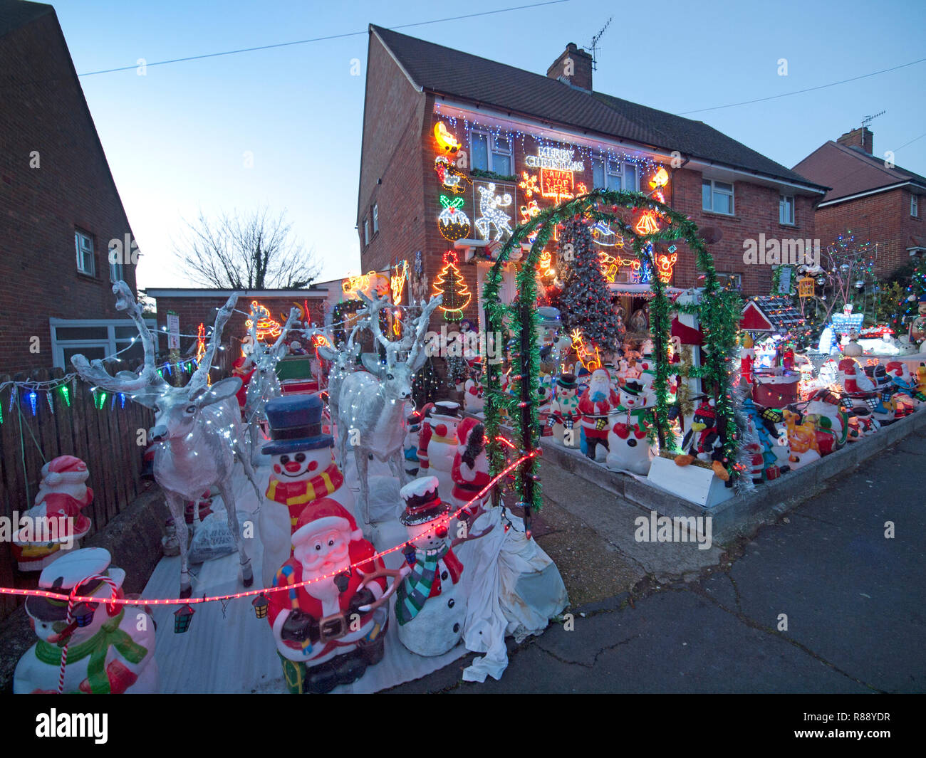 Hangleton christmas lights hi-res stock photography and images - Alamy