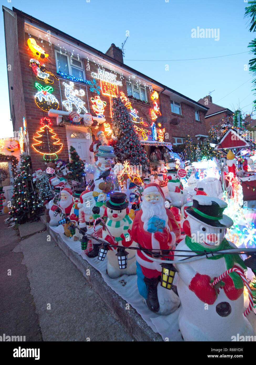 Hangleton christmas lights hi-res stock photography and images - Alamy