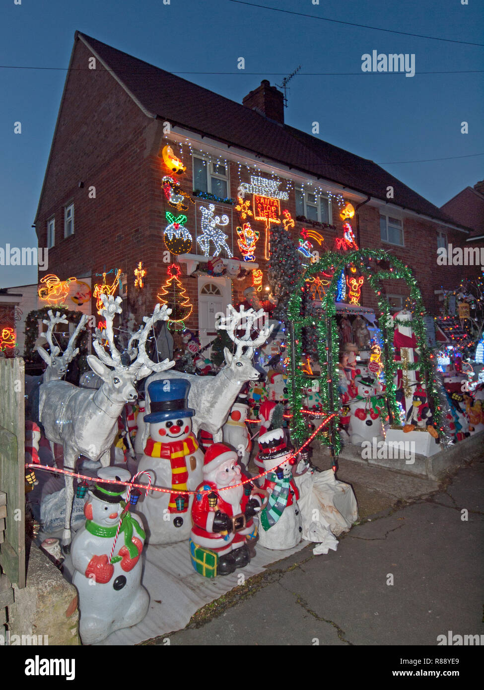 Hangleton christmas lights hi-res stock photography and images - Alamy