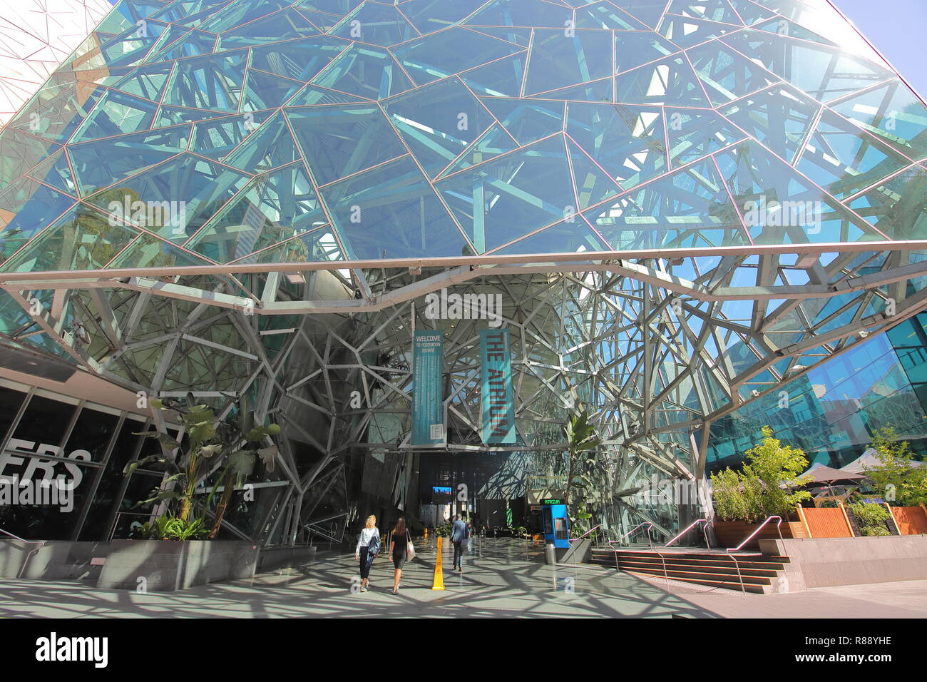 People visit NGV building in Melbourne Australia Stock Photo - Alamy