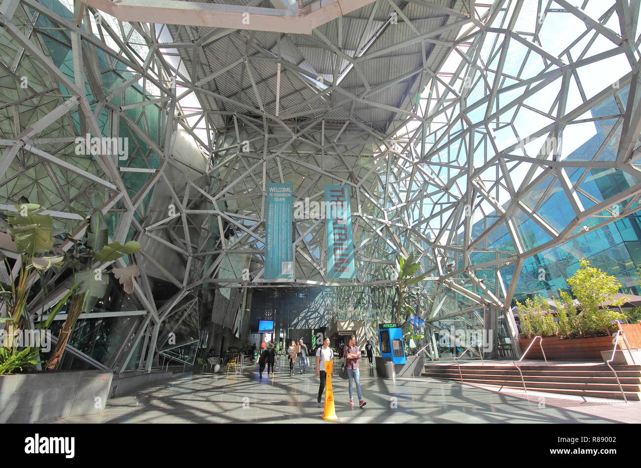 People visit NGV building in Melbourne Australia Stock Photo - Alamy