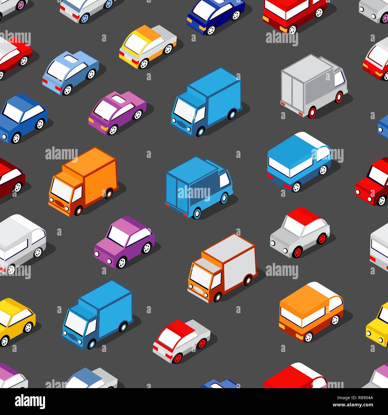 Classic trucks classic cars Stock Vector Images - Alamy