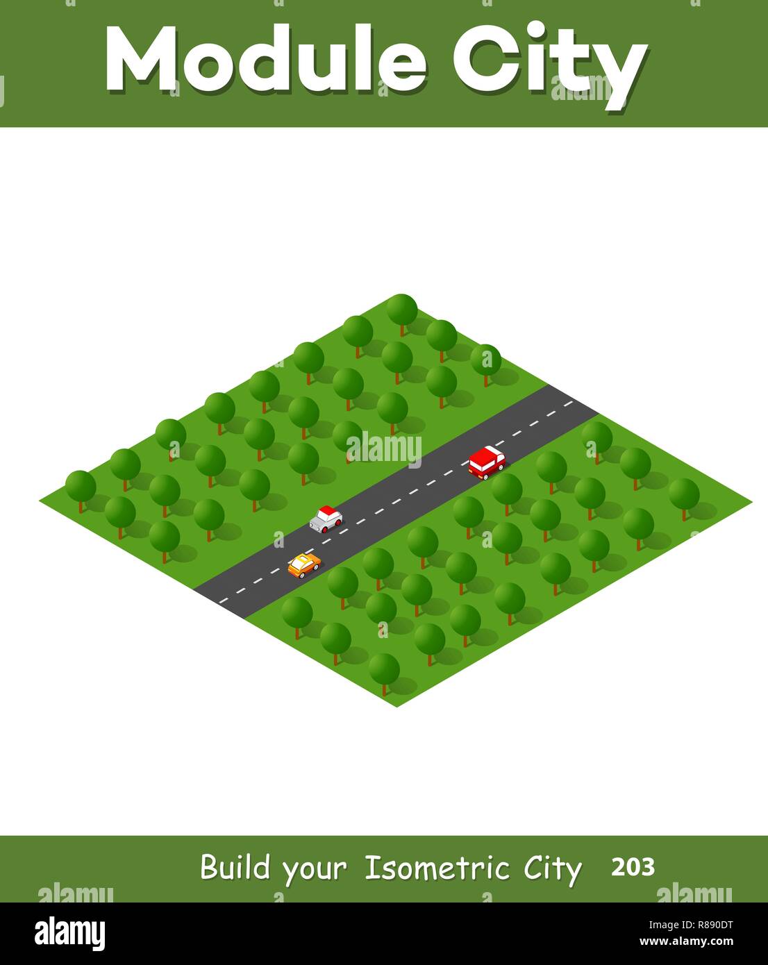 Aerial road transport motorway Stock Vector Images - Alamy