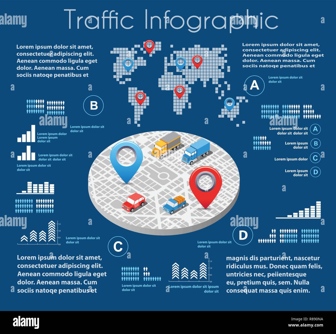 Infographics of urban road transport and traffic in the field of ...