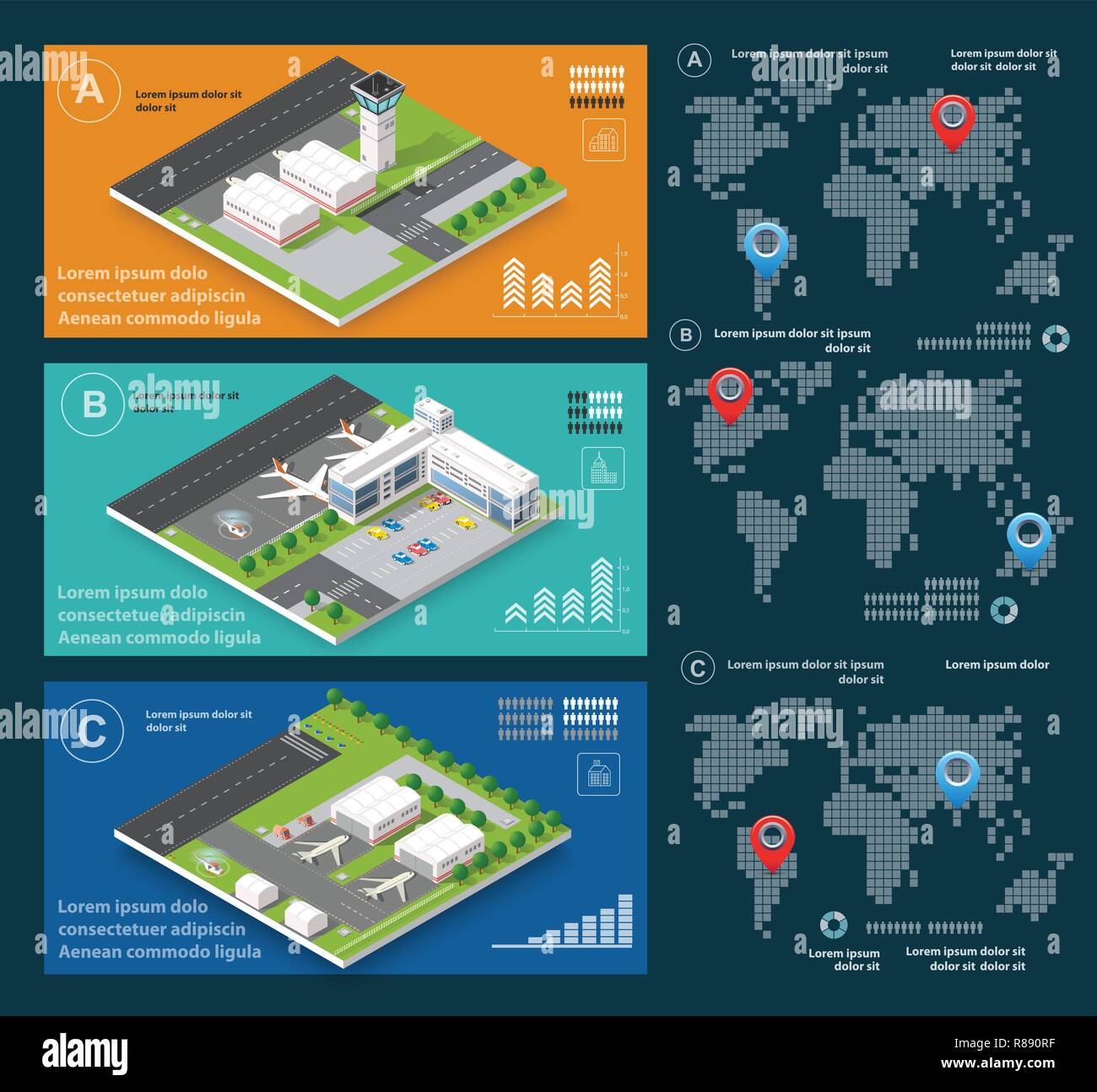 Transportation infographic hi-res stock photography and images - Alamy