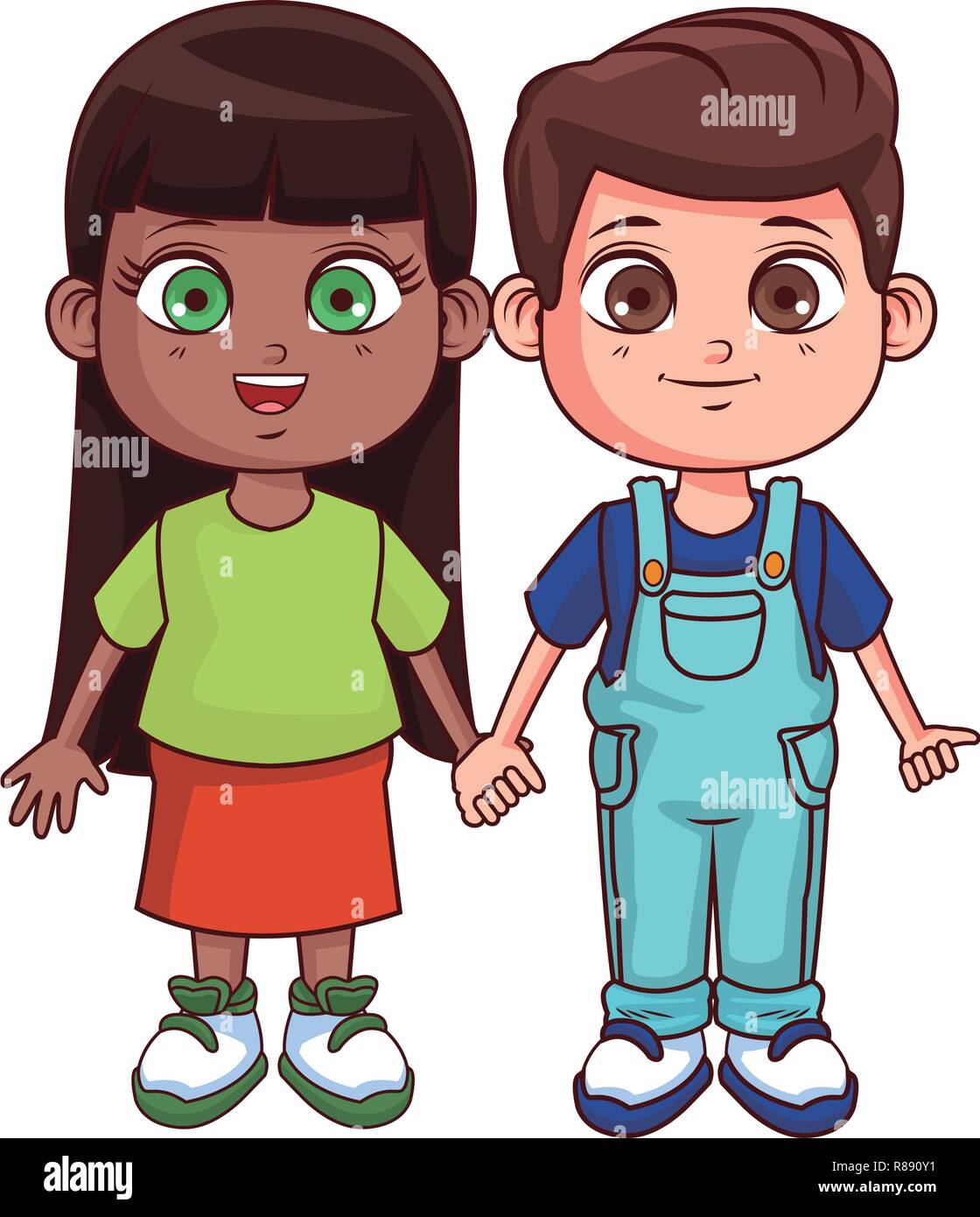 cute children cartoon Stock Vector Image & Art - Alamy