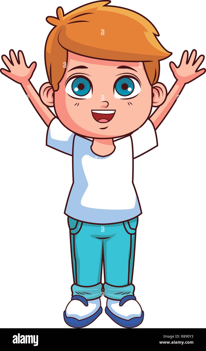 cute boy cartoon Stock Vector Image & Art - Alamy