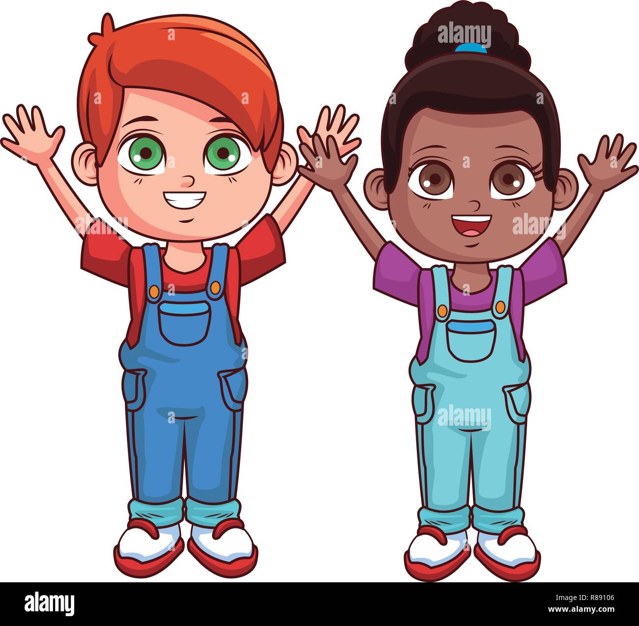 cute children cartoon Stock Vector Image & Art - Alamy