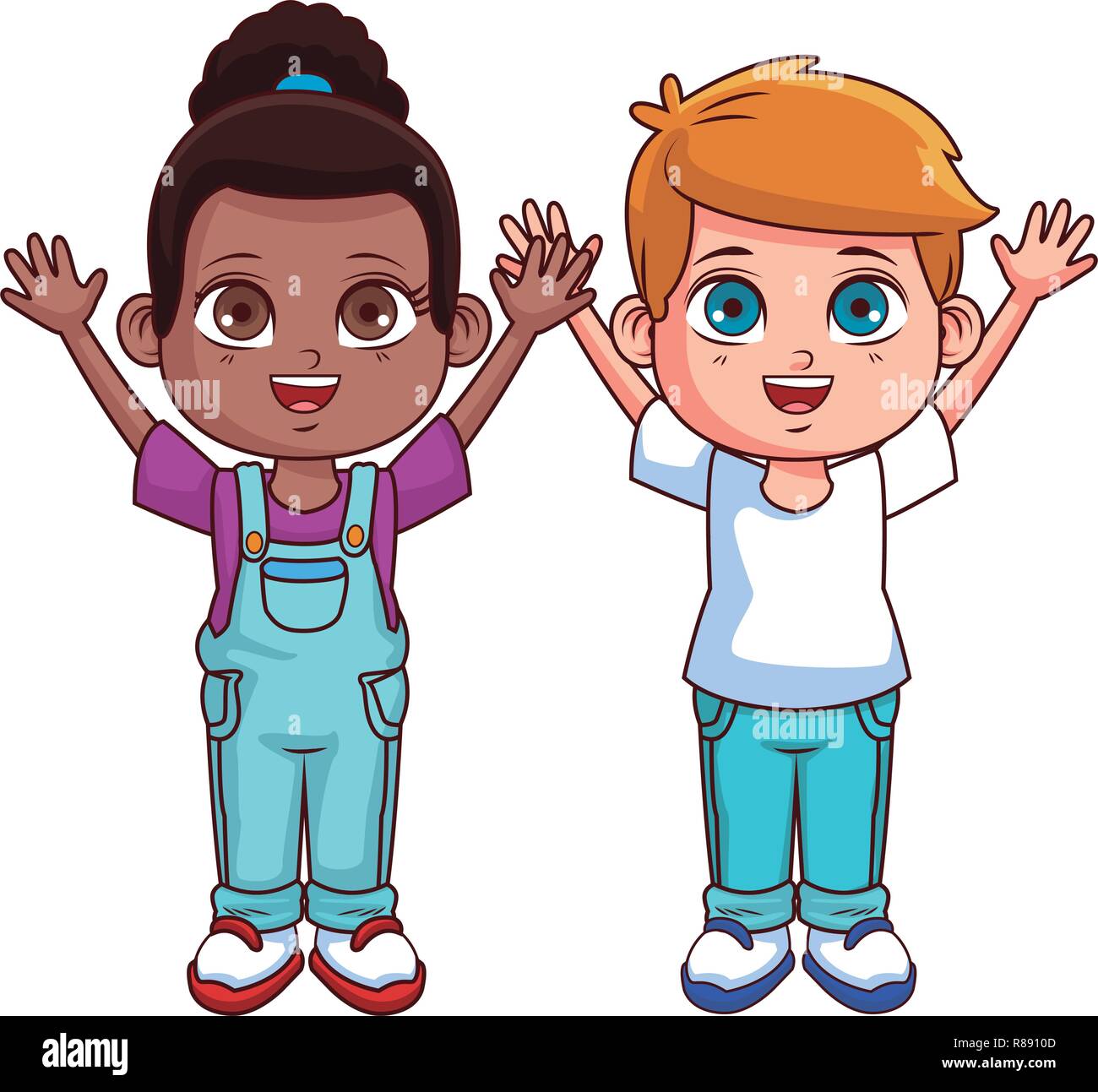 cute children cartoon Stock Vector Image & Art - Alamy