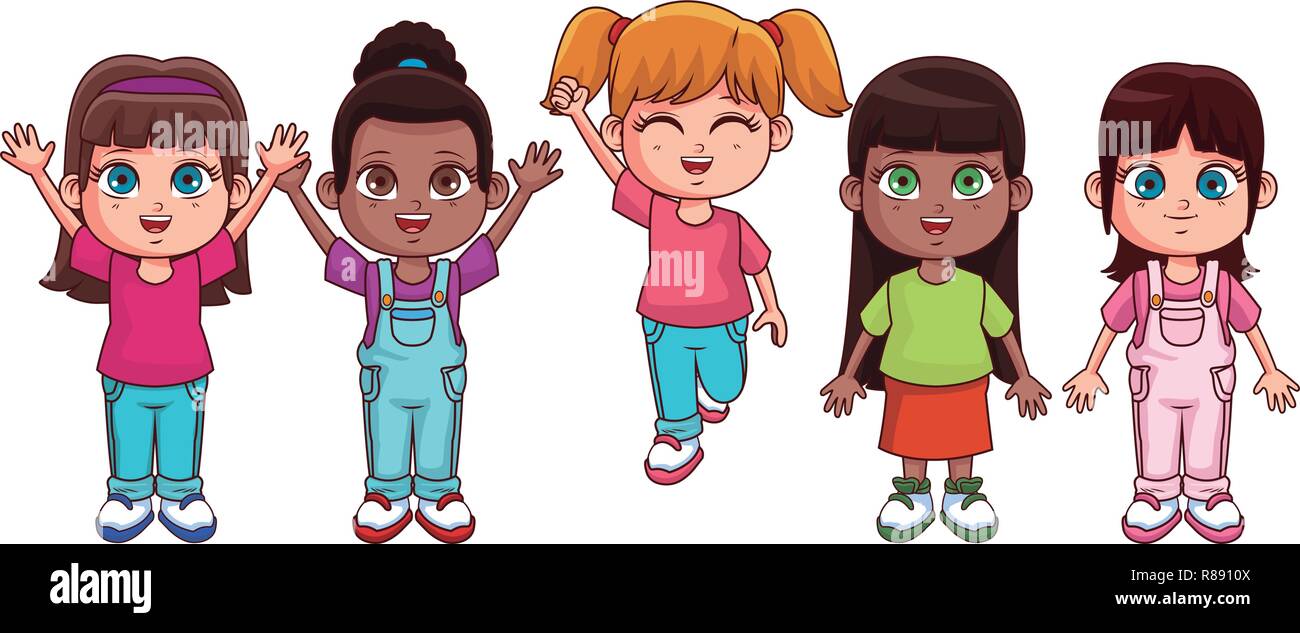 cute children cartoon Stock Vector Image & Art - Alamy