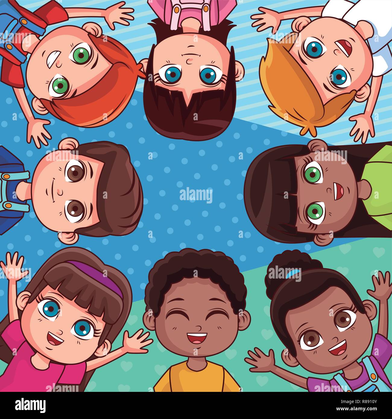 cute children cartoon Stock Vector Image & Art - Alamy