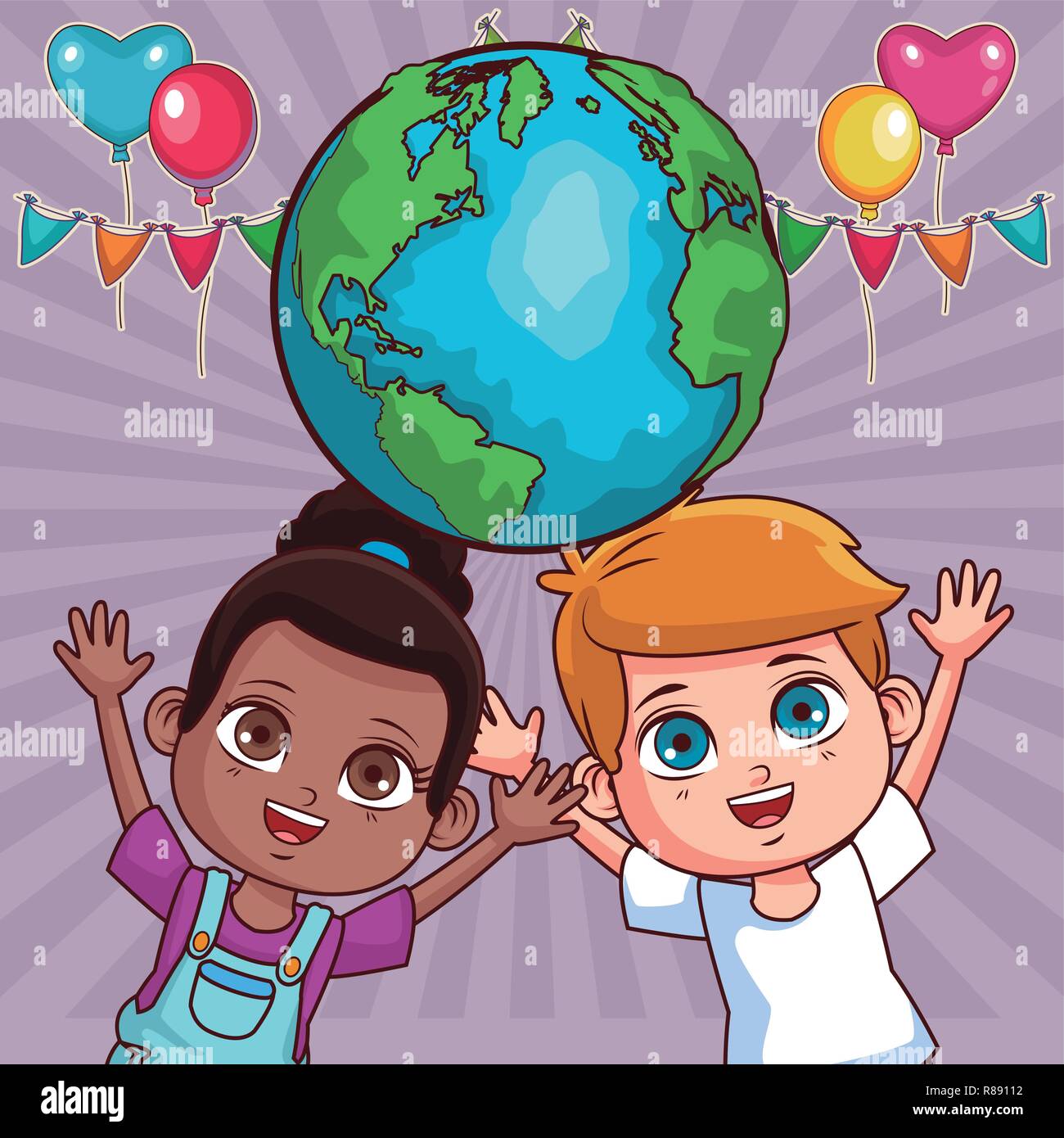 cute children cartoon Stock Vector Image & Art - Alamy
