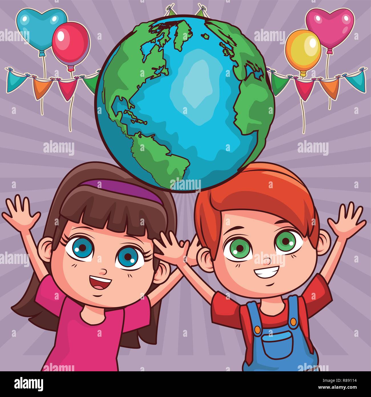 cute children cartoon Stock Vector Image & Art - Alamy