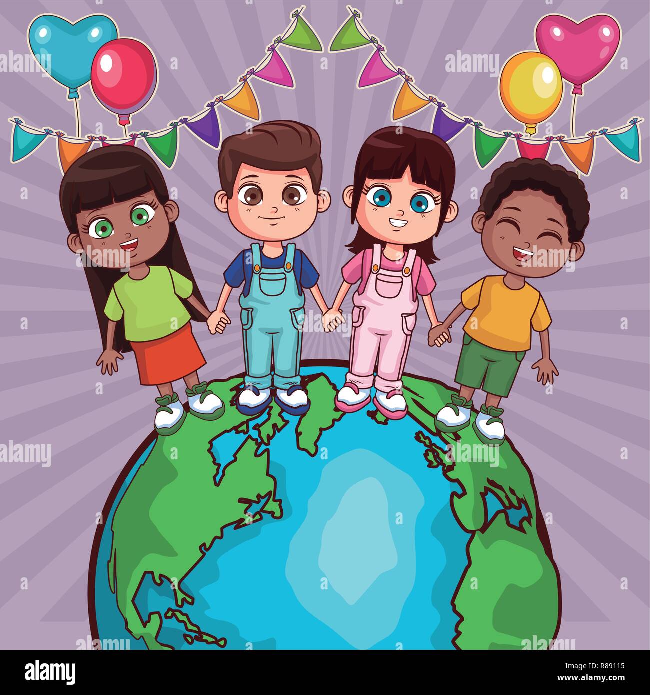 cute children cartoon Stock Vector Image & Art - Alamy