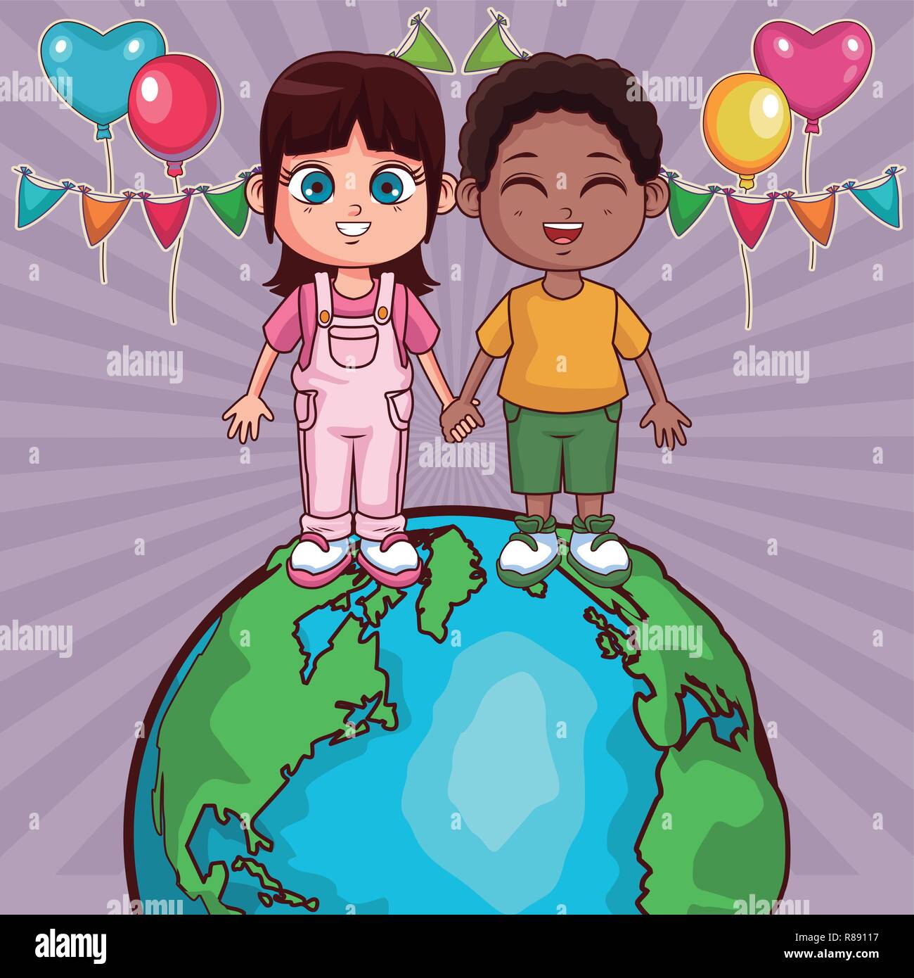 cute children cartoon Stock Vector Image & Art - Alamy