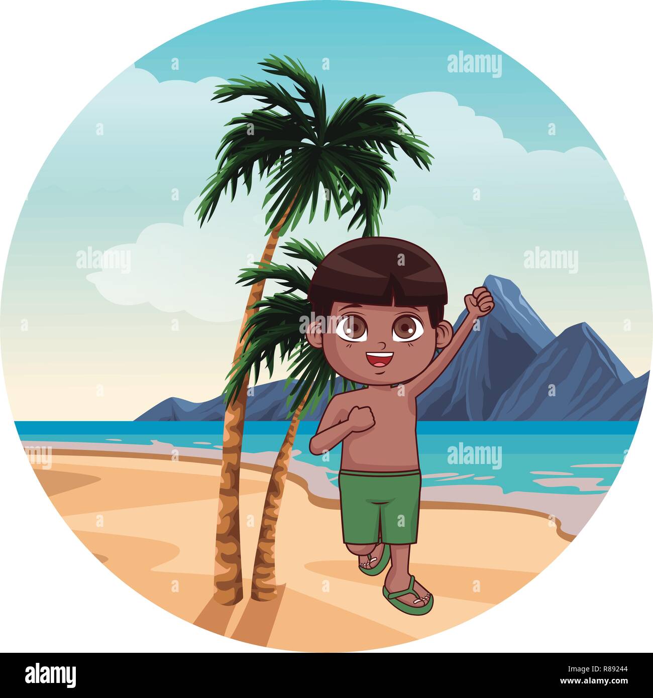 Little palms Stock Vector Images - Alamy