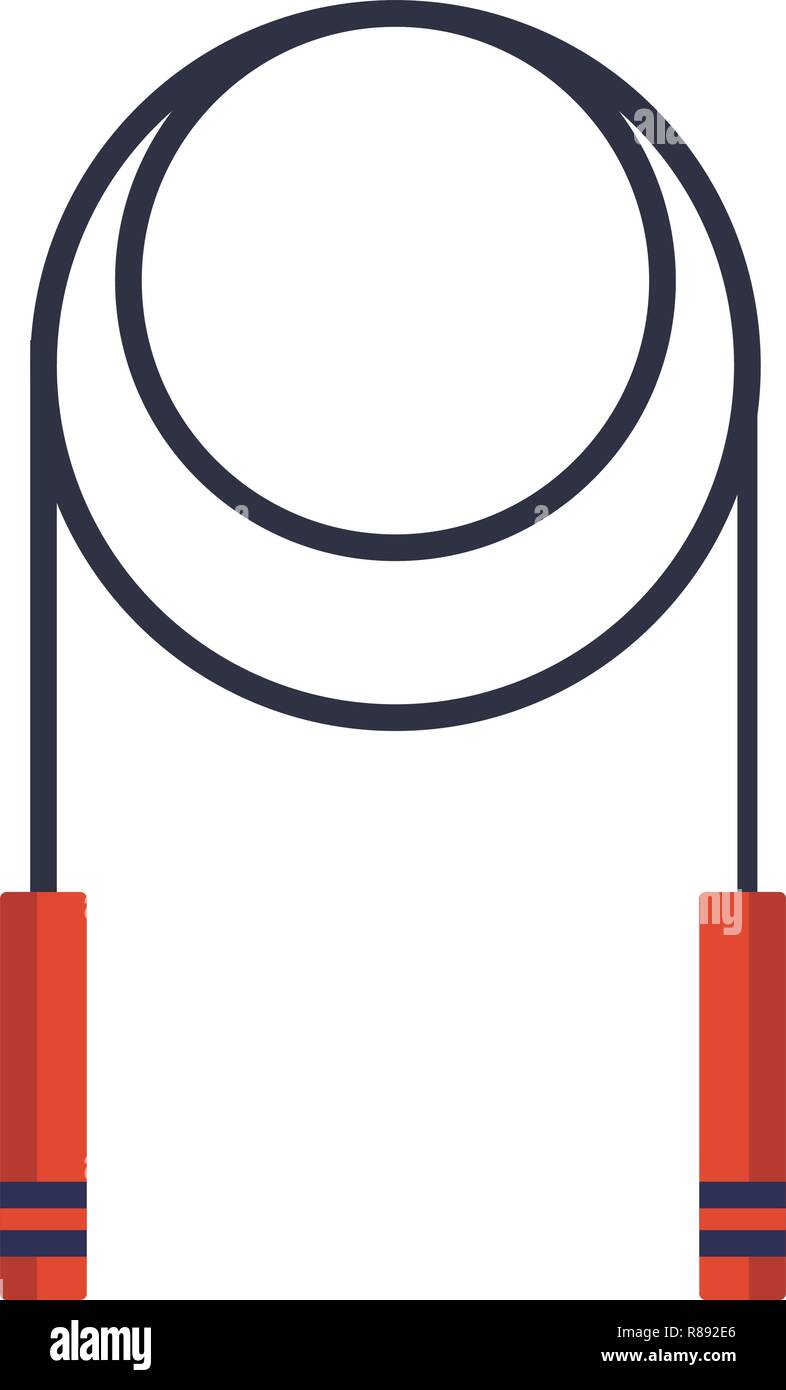 Battle rope workout Stock Vector Images - Alamy