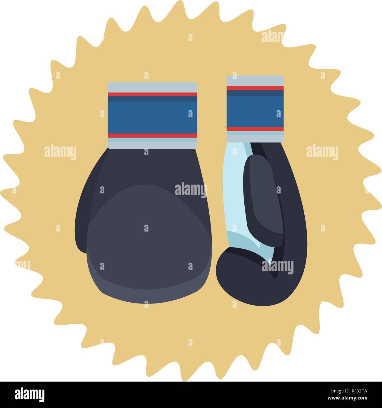 boxing gloves cartoon Stock Vector Image & Art - Alamy