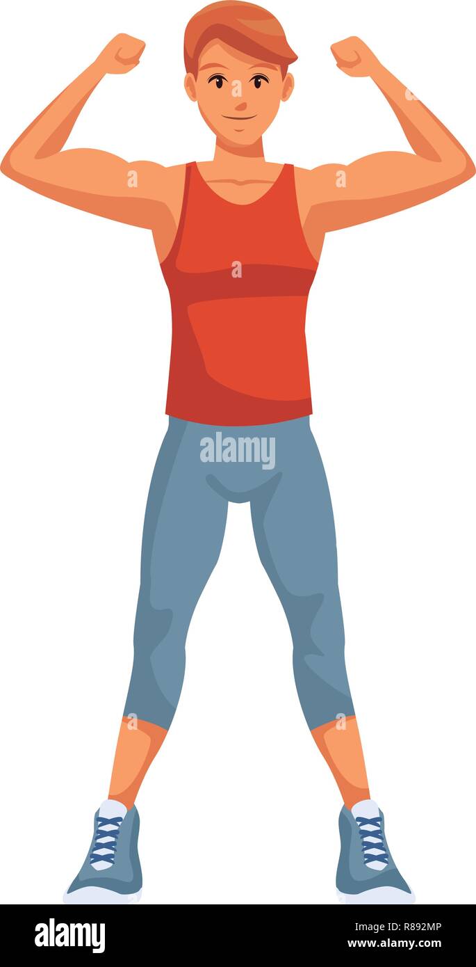 Man sportswear doing yoga Stock Vector Images - Alamy
