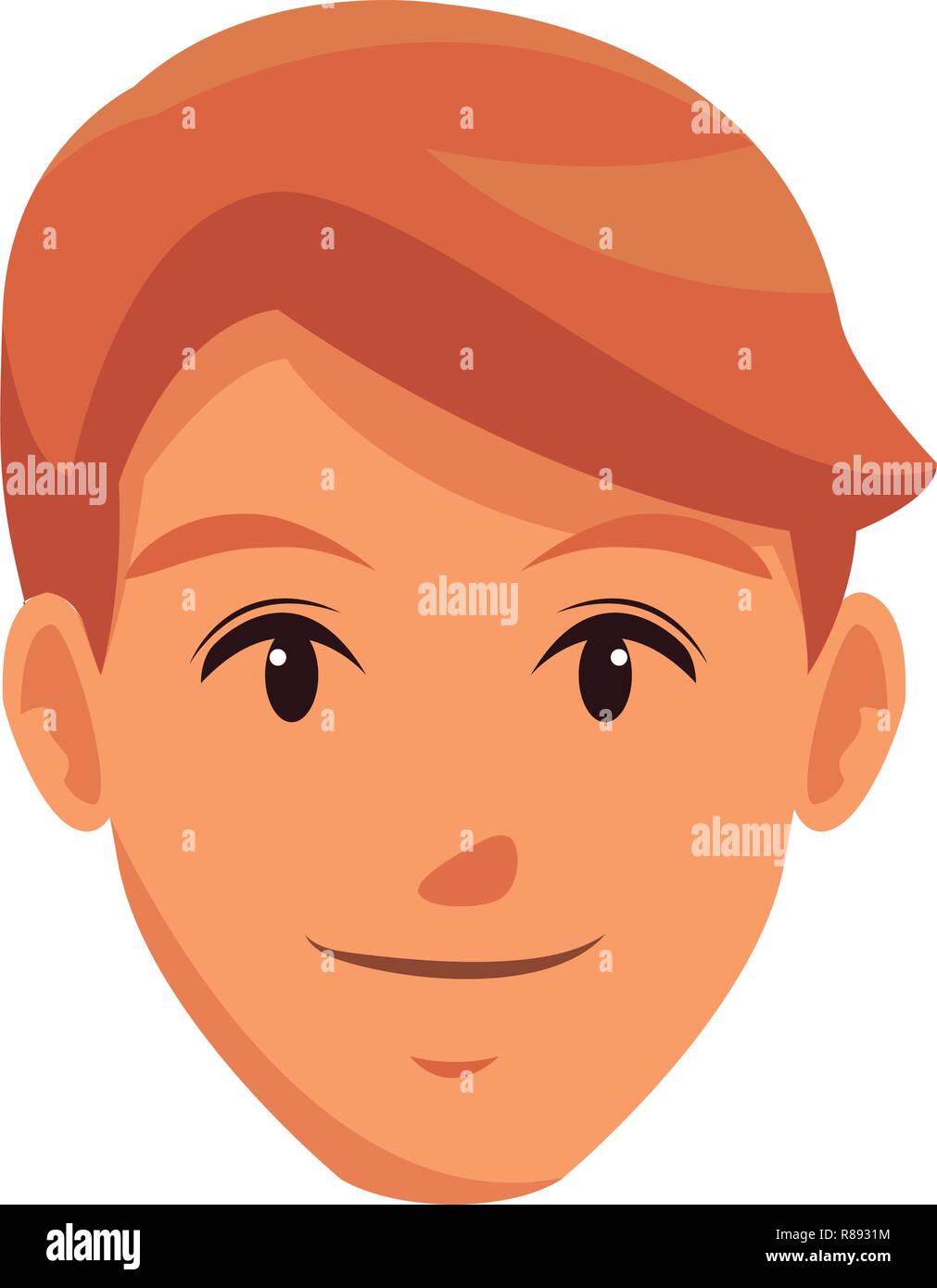 cute man face cartoon Stock Vector Image & Art - Alamy