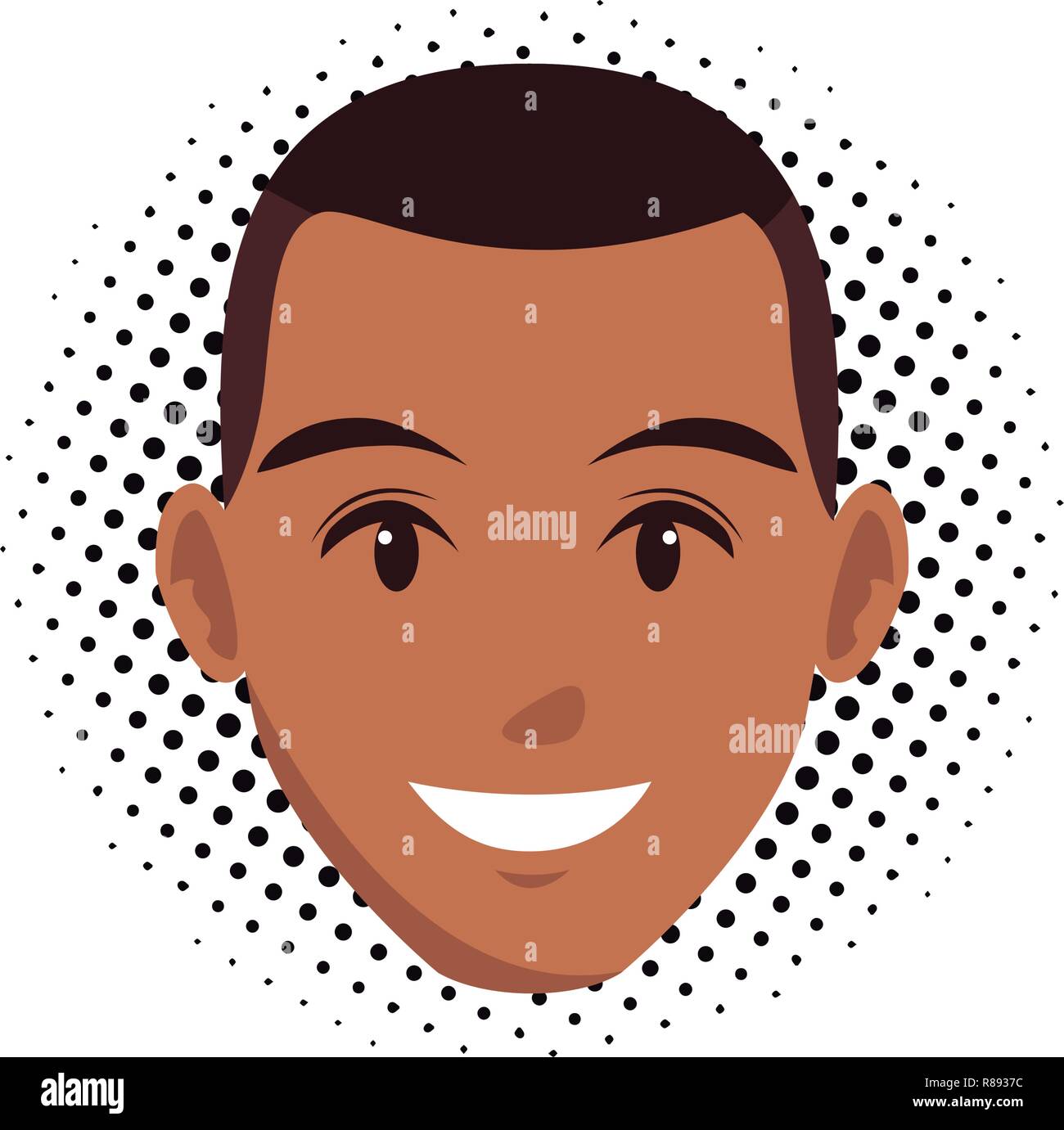 cute man face cartoon Stock Vector Image & Art - Alamy