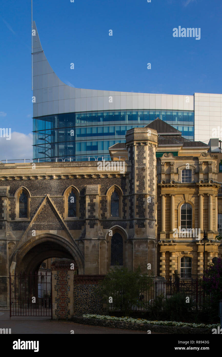 The Blade office block by the River Kennet in Reading, Berkshire viewed ...