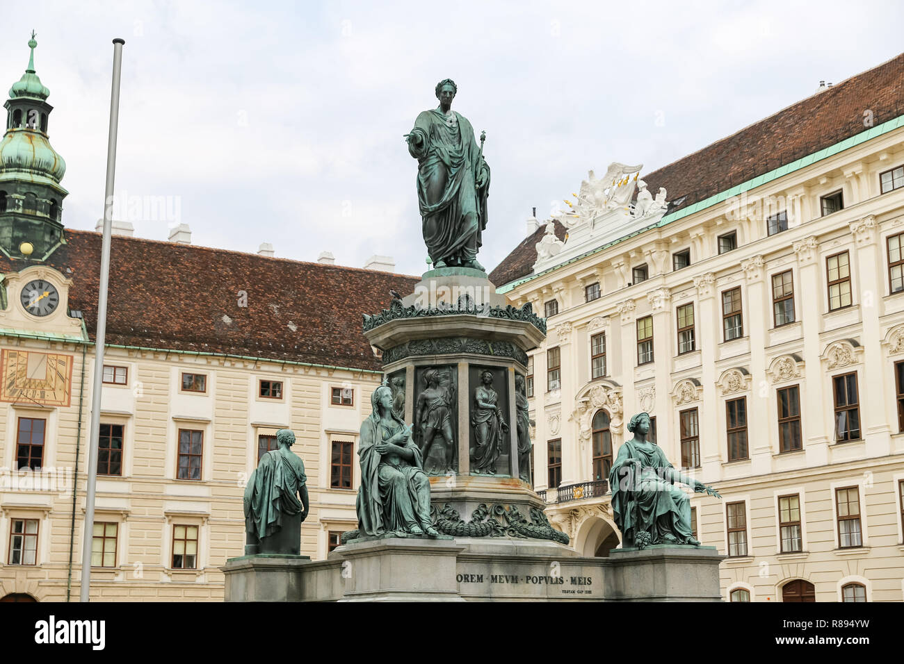 Statue in Hofburg Palace, Vienna City, Austria Stock Photo - Alamy