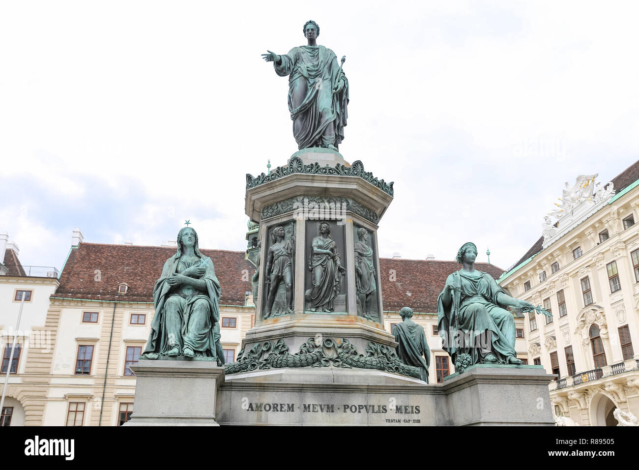 Statue in Hofburg Palace, Vienna City, Austria Stock Photo - Alamy