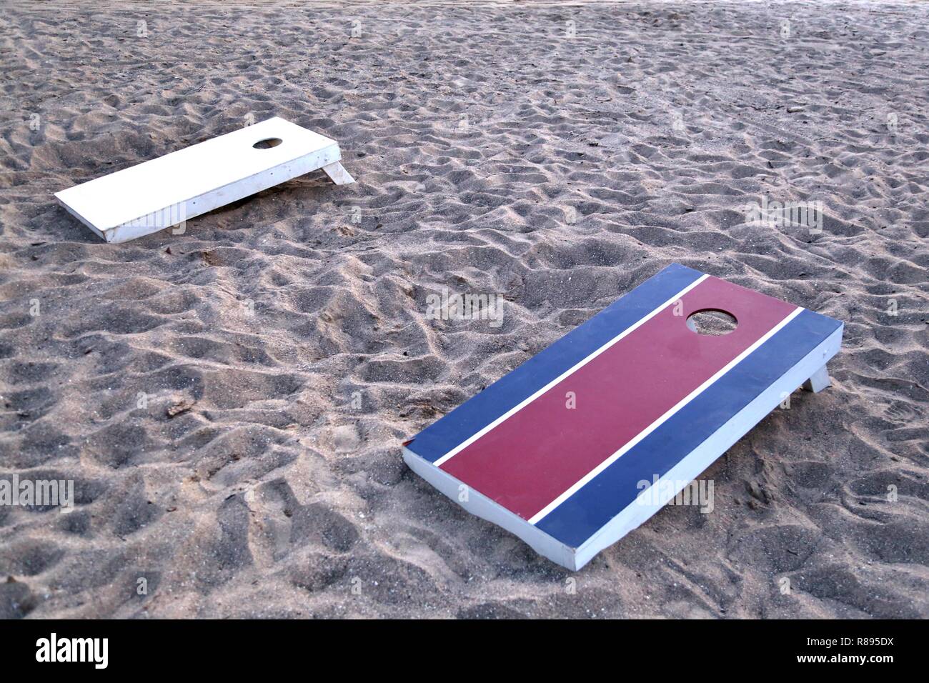 Cornhole boards hi-res stock photography and images - Alamy