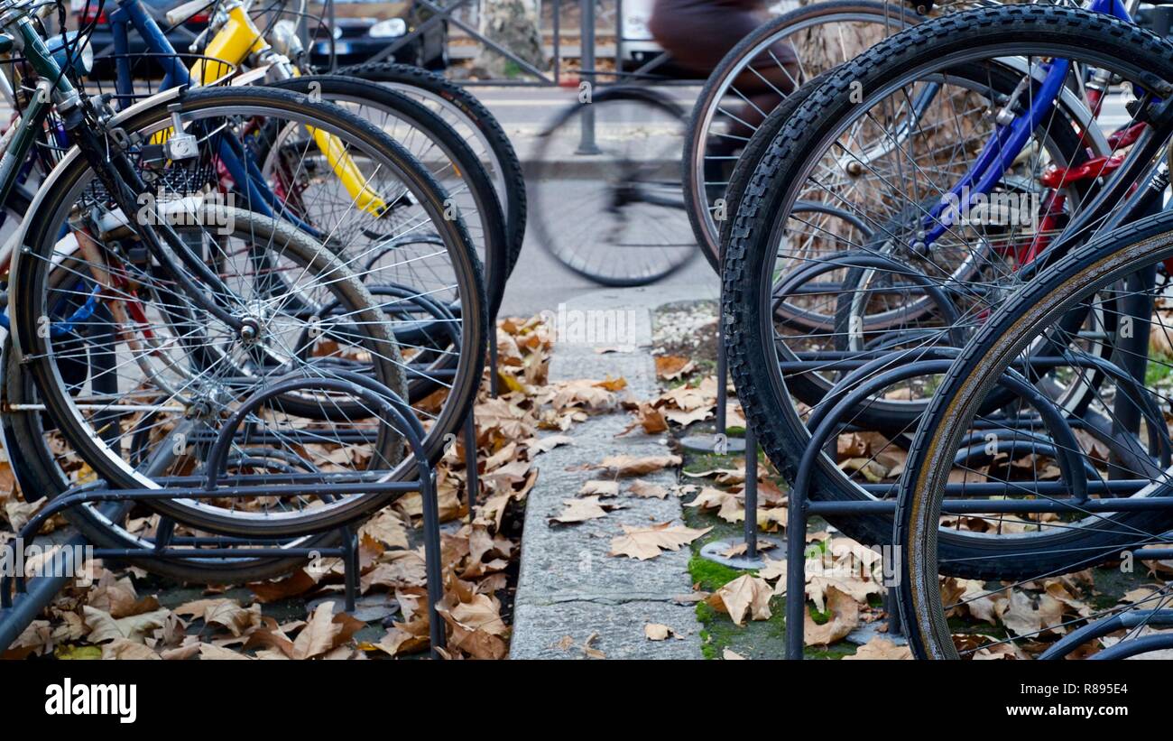 Group of bycicles hi-res stock photography and images - Alamy