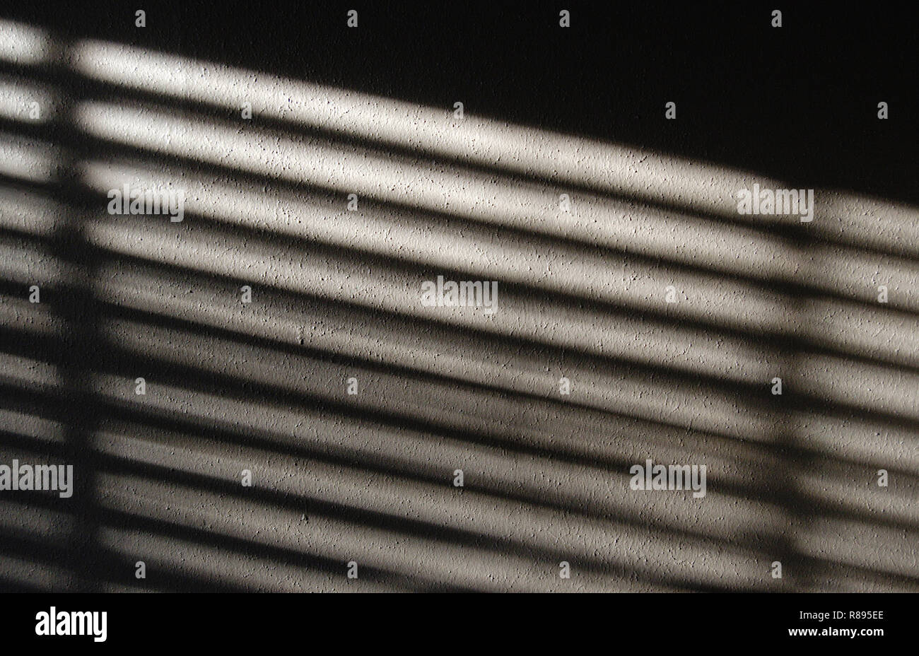 Shade pattern from a window and blinds Stock Photo - Alamy