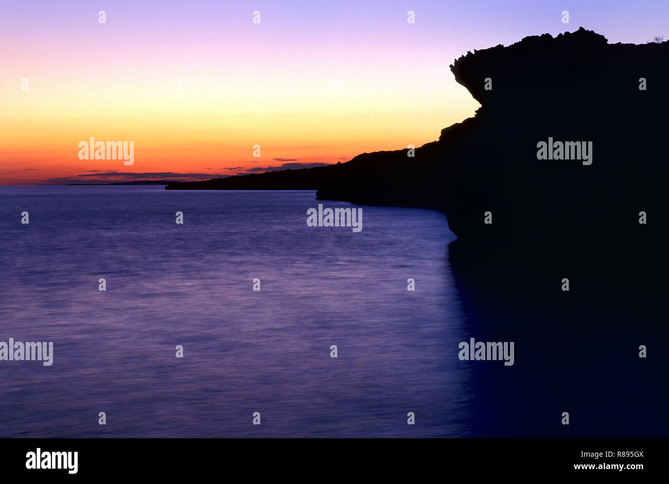 Coastal Sunset, Croatia Stock Photo - Alamy