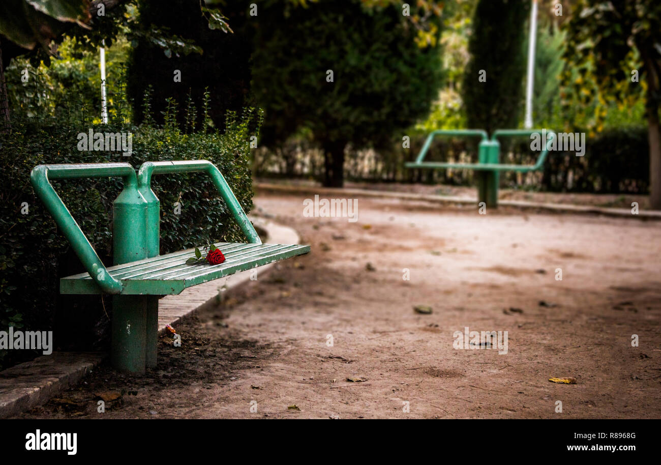 Metal Benches High Resolution Stock Photography and Images - Alamy
