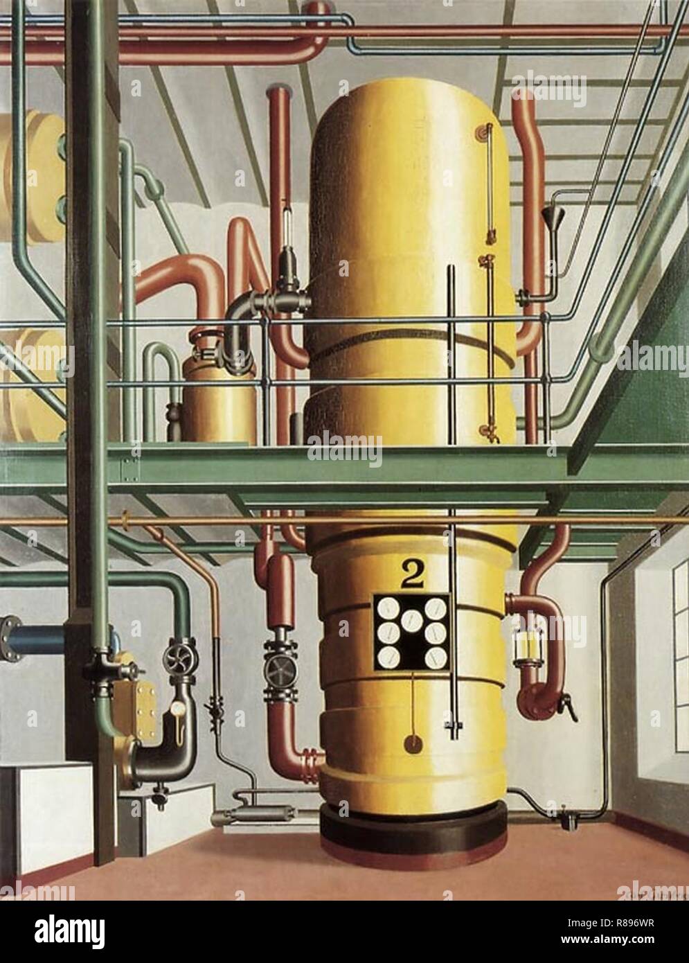 Carl Grossberg painting 2 Stock Photo - Alamy