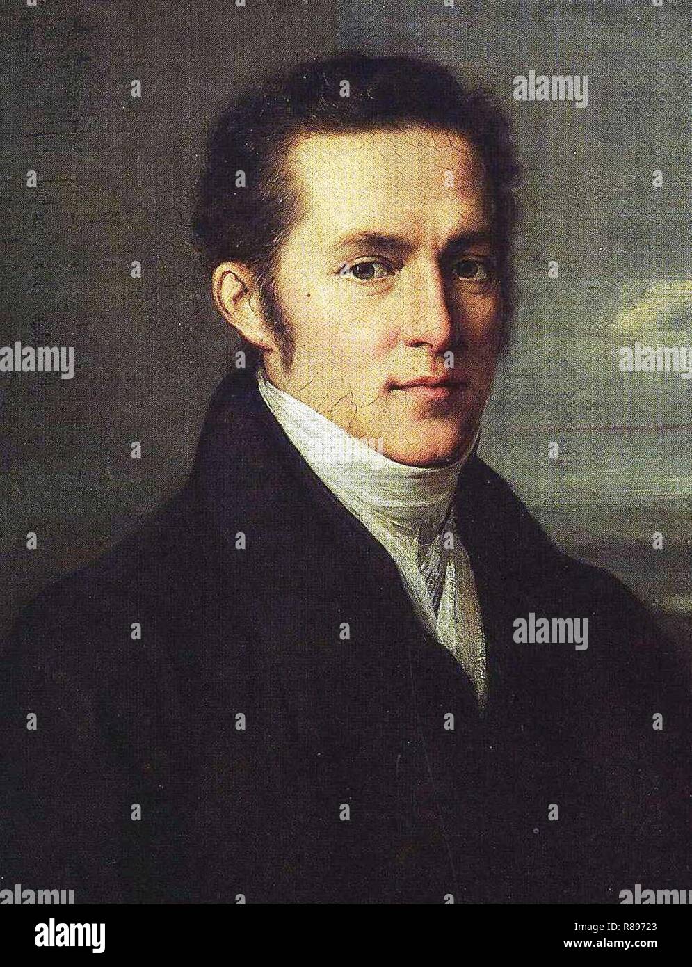 Carl Gustav Carus Gemälde von Johann Carl Rössler Stock Photo - Alamy